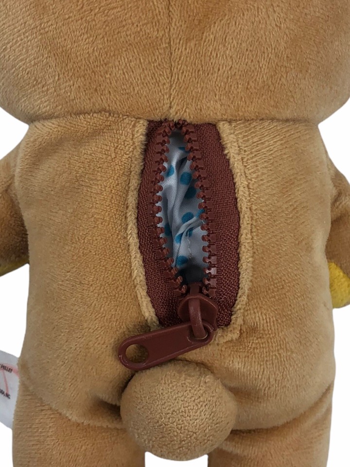 San-X Rilakkuma 9" Kawaii Teddy Bear Plush Zipper Pouch on Back Made ...