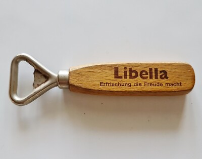 Vintage Authentic Germany Libella Bottle Opener Wooden Handle | eBay