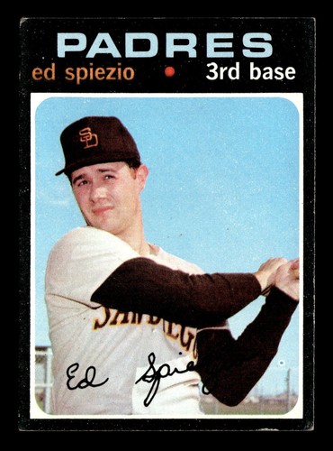 Ed Spiezio 1971 Topps #6 San Diego Padres Very Good | eBay