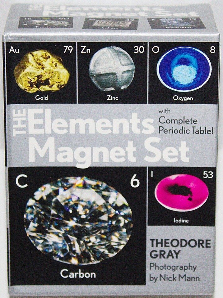 The Elements Magnet Set with Periodic Table and Illustrated Mini Book ...