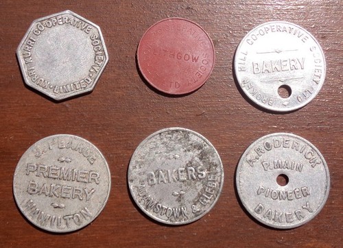 LOT OF AUSTRALIAN BREAD BAKERY TOKENS | eBay