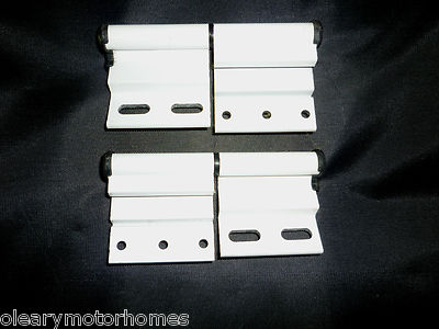 ELLBEE MOTORHOME CARAVAN GAS LOCKER DOOR HINGE HINGES CRANKED WHITE ...