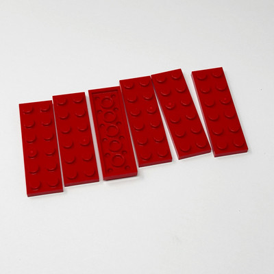 3795 LEGO Parts Plate 2x6 RED (6) | eBay
