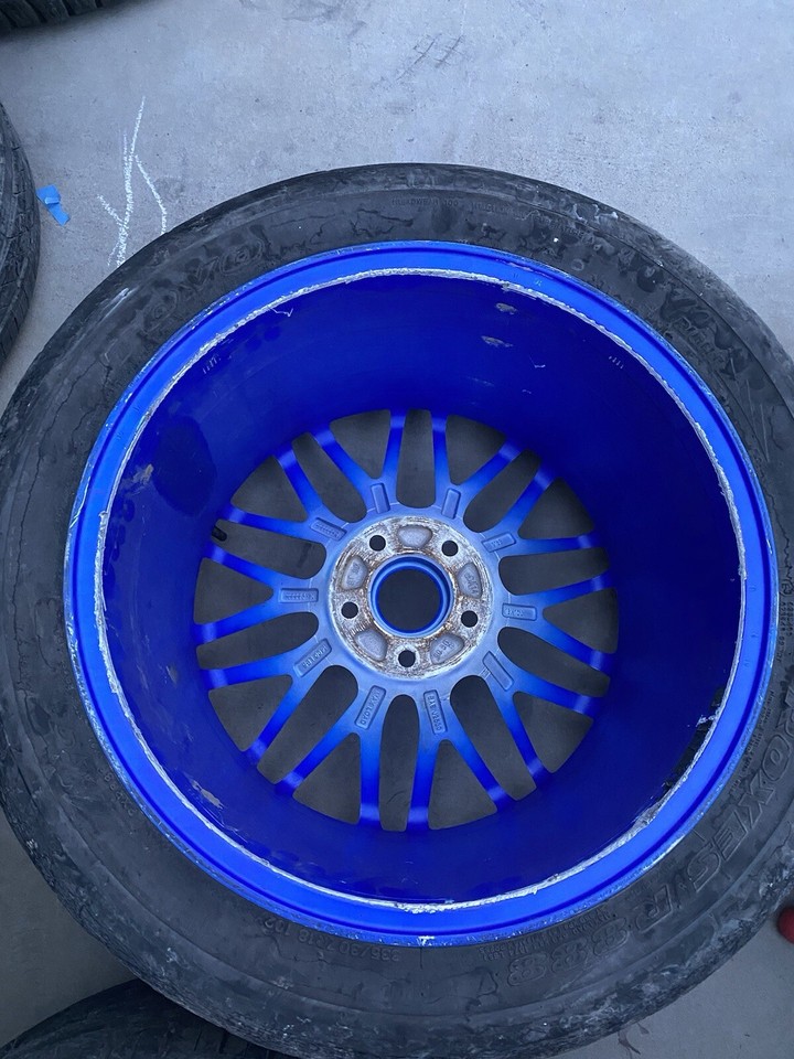 STR 511 Alloy Racing Wheel STR511 Blue Machined Face 5x114.3 / 18x10 | eBay