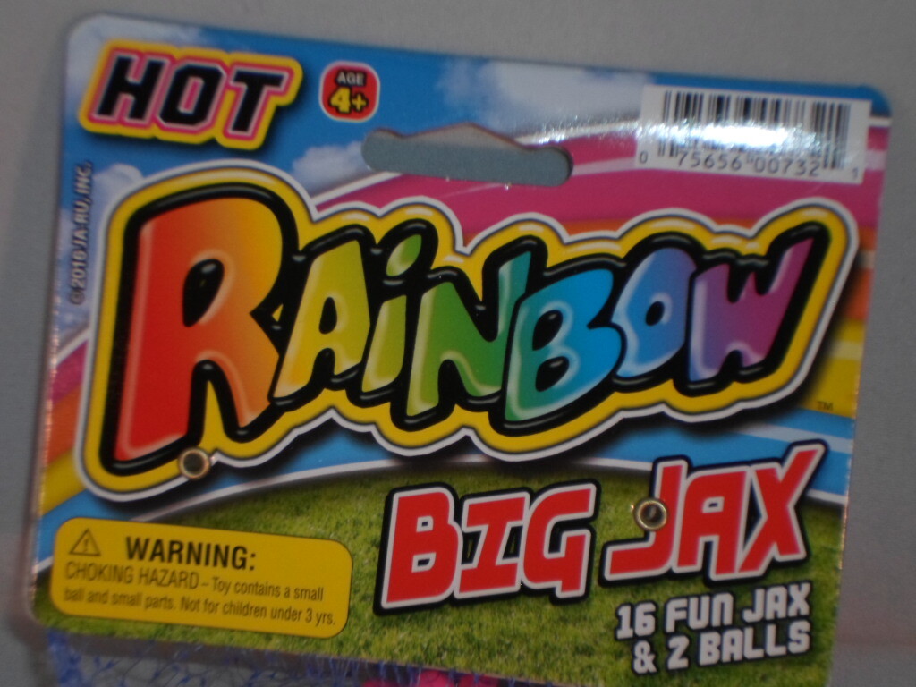 Hot Rainbow Big Jax 16 Fun Jax & 2 Balls Gift JA-RU Multi-color C13 for ...