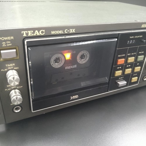 Teac Vintage C3X Tape Cassete Deck fully maintained Japan EX | eBay