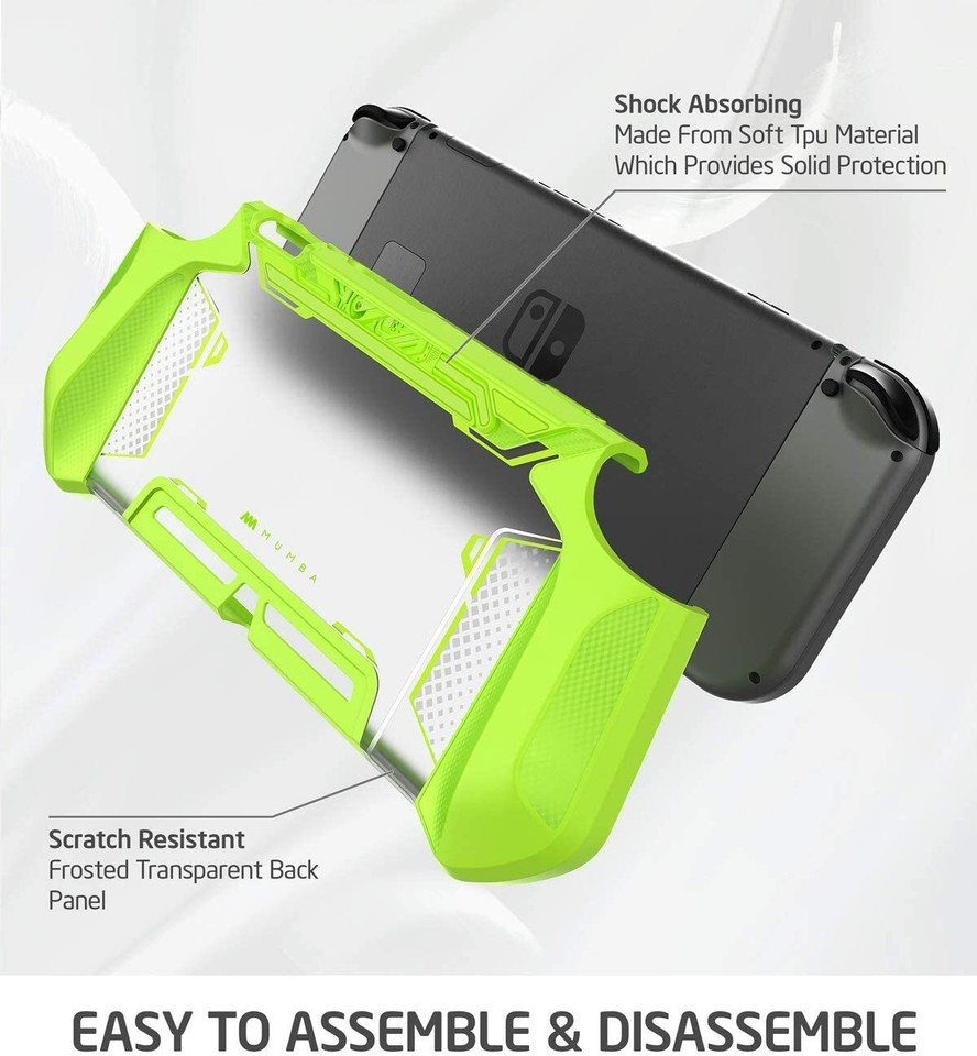 Mumba For Nintendo Switch Console Joy-Con Controller TPU Grip Case ...