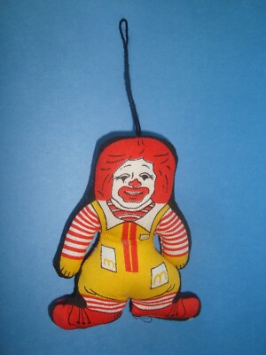 Vintage 1980's McDonalds Happy Meal Ronald McDonald Cloth Stuffed ...