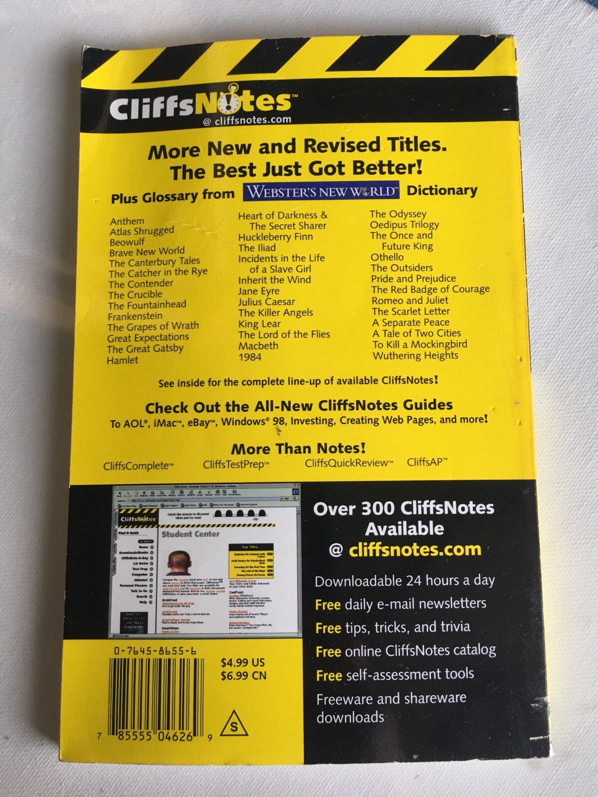 Crime and Punishment Cliffs Notes Staff 1963 Trade Paperback | eBay