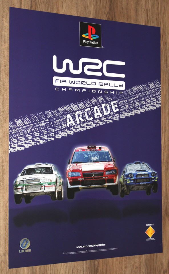 WRC: FIA World Rally Championship Arcade Promo Poster 59x42cm ...