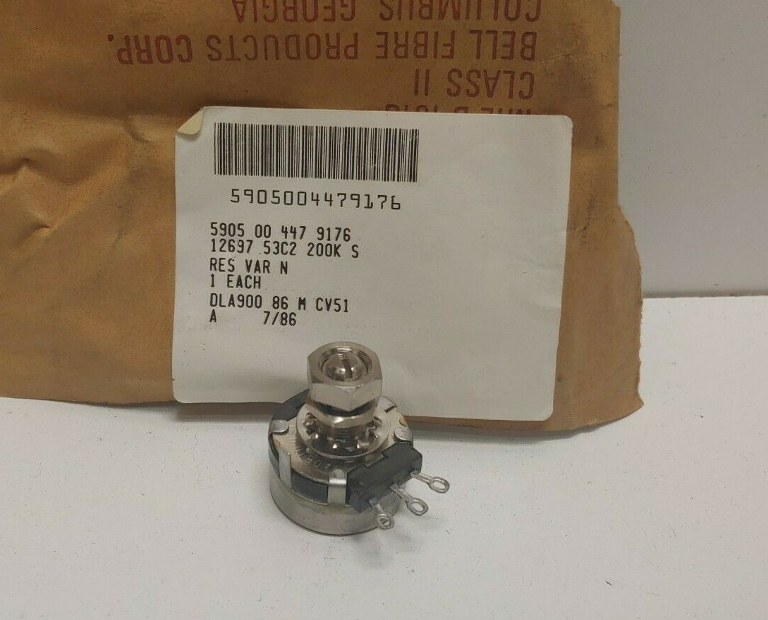 NEW OLD STOCK! HONEYWELL CLAROSTAT POTENTIOMETER 5905004479176 53C2 ...