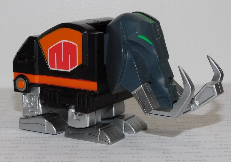 Loyal Subjects Power Rangers MASTODON ZORD + BLACK RANGER Action Vinyls ...