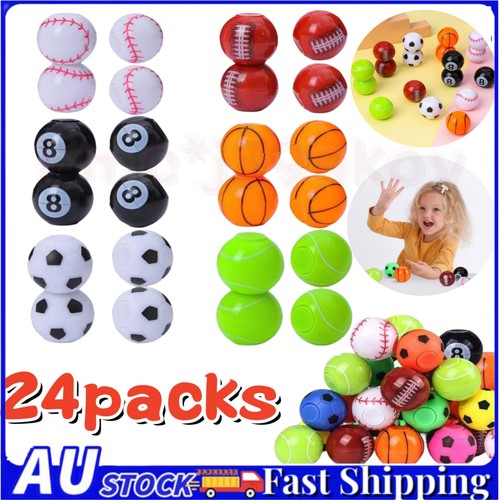 24pack Sports Fidget Spinner Balls for Kid Fidget Toys Soccer Baseball ...