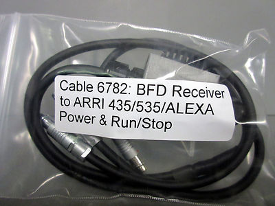 New Bartech Cable 6782 BFD Receiver to Arri 435/535 / Alexa Power & Run ...