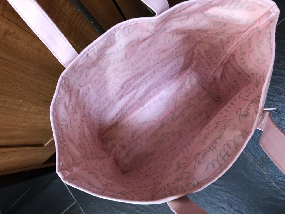 CHAMPNEYS CREAM PINK TOTE BAG A LITTLE SOMETHING SPECIAL NEW | eBay