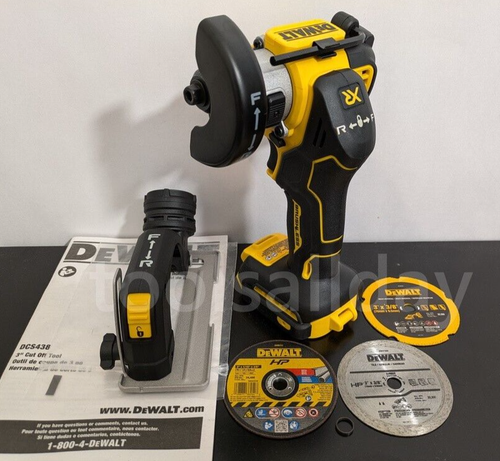 DEWALT DCS438B 20V MAX XR Cordless Brushless 3" Compact Cut-Off Tool ...