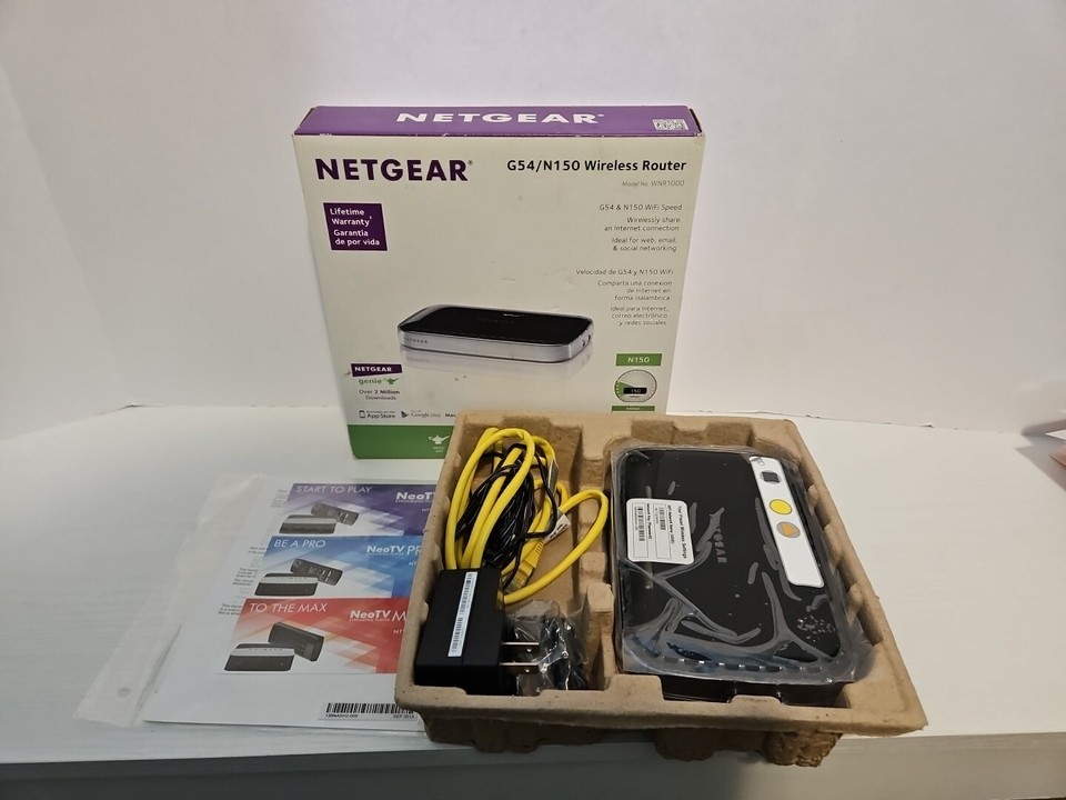 Netgear G54/N150 WiFi Speed Wireless Router 606449062588| eBay