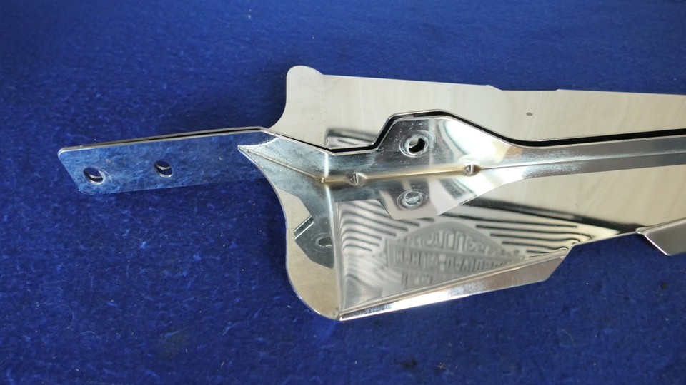 Genuine Harley Softail Fatboy FL Fork Mounted Chrome Wind Deflectors ...