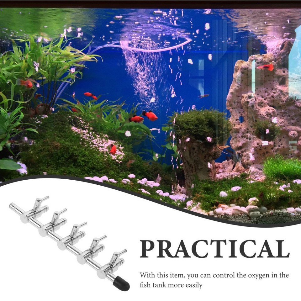 Fish Tank Air Flow Control Valve Part 5-holes Aquarium Valve Aquarium ...