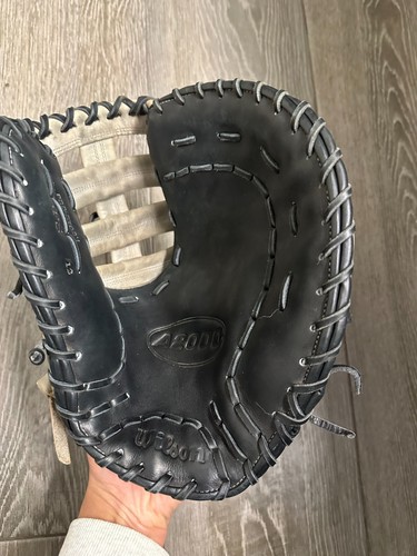 Wilson A2000 Pro Stock FIRST BASE GLOVE 2800PS 12" RHT Gray Black | eBay