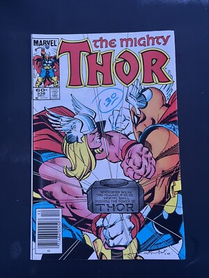 THE MIGHTY THOR #338 2ND Appearance BETA RAY BILL! BRONZE AGE Vintage ...