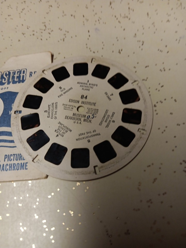 Vintage View Master Reel 84 EDISON INSTITUTE MUSEUM Dearborn, MI. USA ...