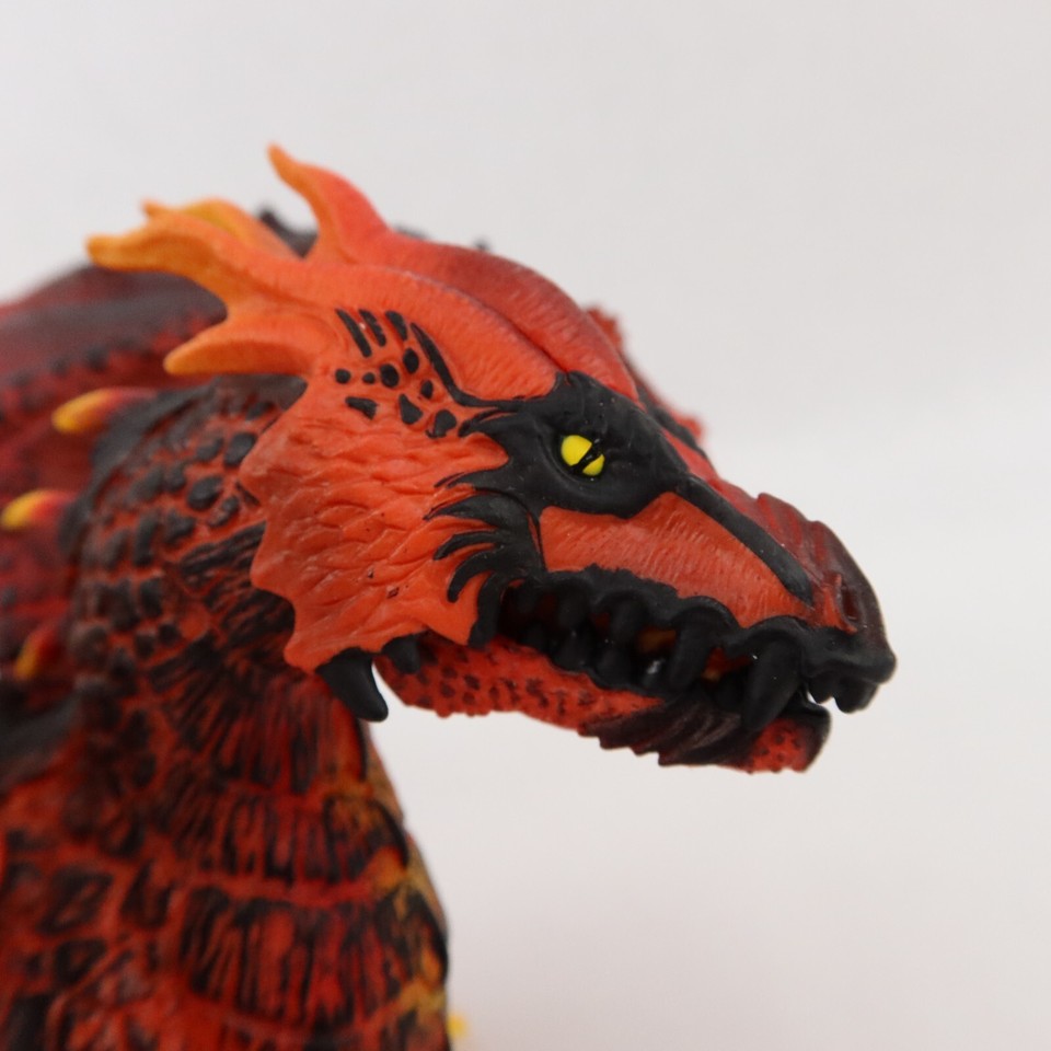 Schleich Eldrador Creatures Dragon Lava Fire Figure Red Moveable Wings ...