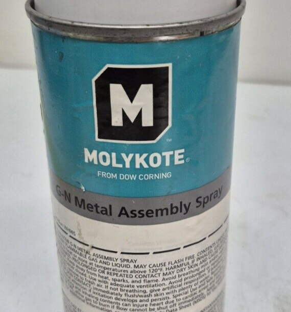 Dupont Dow Corning Molykote G-N Metal Assembly Paste Aerosol 15oz Spray ...