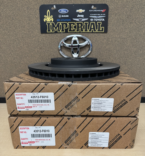 2016-2021 LEXUS RX350 RX450H OEM GENUINE FRONT BRAKE ROTORS 43512F6010 ...