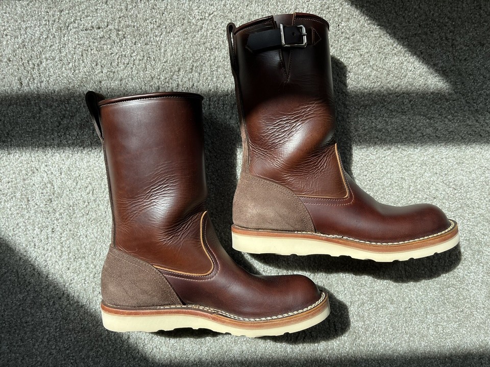Nicks Boots x Zuriick Leo Brown Engineer/ Roper Boot 8.5D | eBay