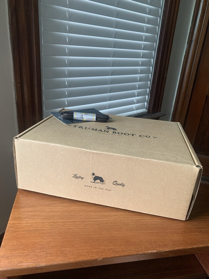 NEW w BOX CUSTOM ORDER | TRUMAN 7.5EE BLACK TEACORE UPLAND BOOT 7.5 EE ...