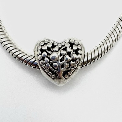 Pandora Flourishing Hearts Tree of Love "Love Makes A Family" SS Charm ...