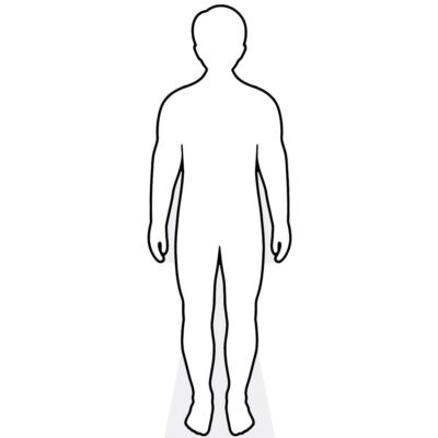 Blank Body (Male) Life Size Cutout | eBay