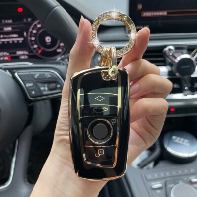 Key Protector Cover For BWM 3/5/7 series F10/F01 2011-2019 Black | eBay ...