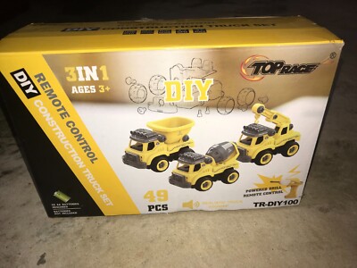 Top Race DIY Remote Control CONSTRUCTION TRUCK SET TR-DIY100 NEW ...