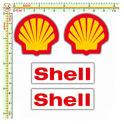 Adesivi shell sponsor sticker auto moto casco helmet print pvc ...