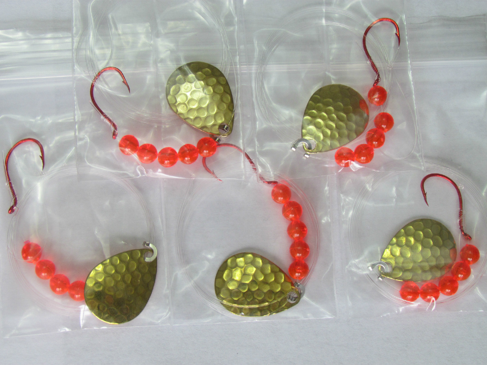 5 Spinner Rigs Leech Minnow Crawler Harness Walleye, Bass, Pike ...