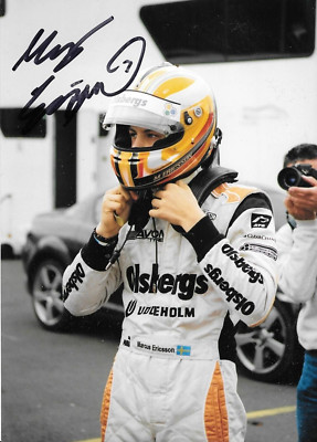 Marcus Ericsson SIGNED Fortec Motorsport Portrait British F3 ...