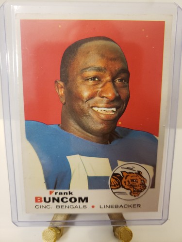 1969 Topps football Set Break # 143 Frank Buncom | eBay