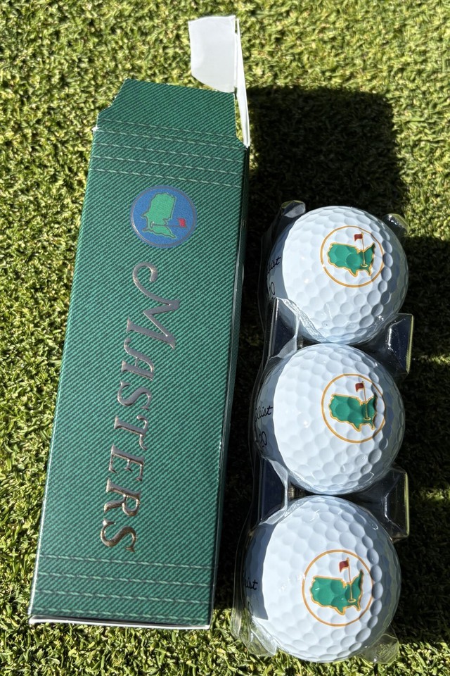 2025 Berckmans Place New Masters Logo Pro V 1 Golf Balls Rory Mcilroy ...