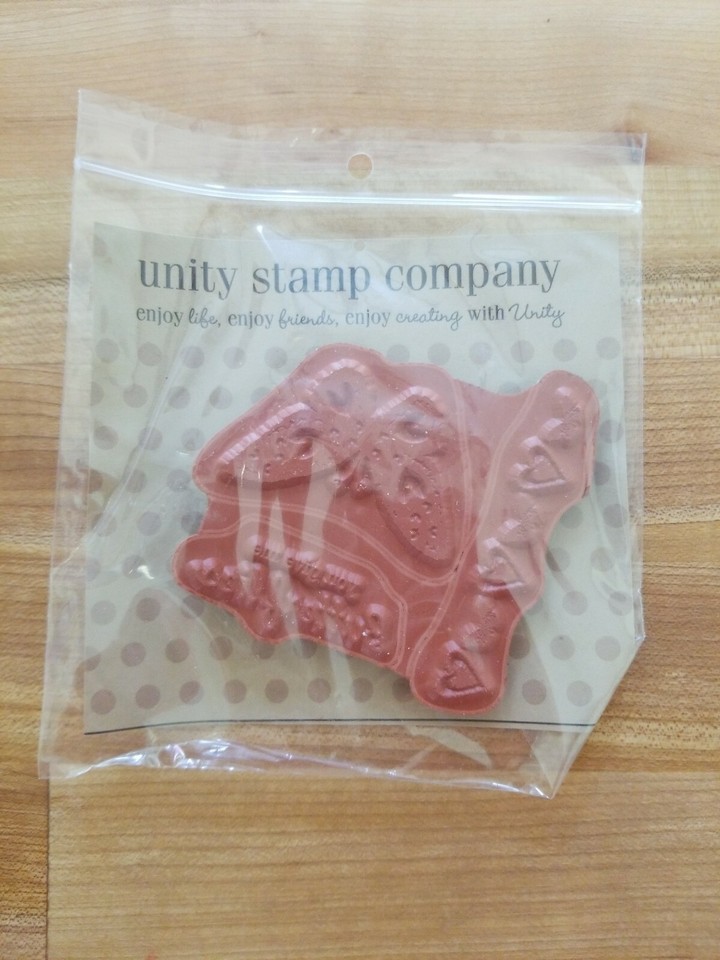 Unity Stamp Company New You Give Me Tiny Butterflies 3 Stamp Kit | eBay