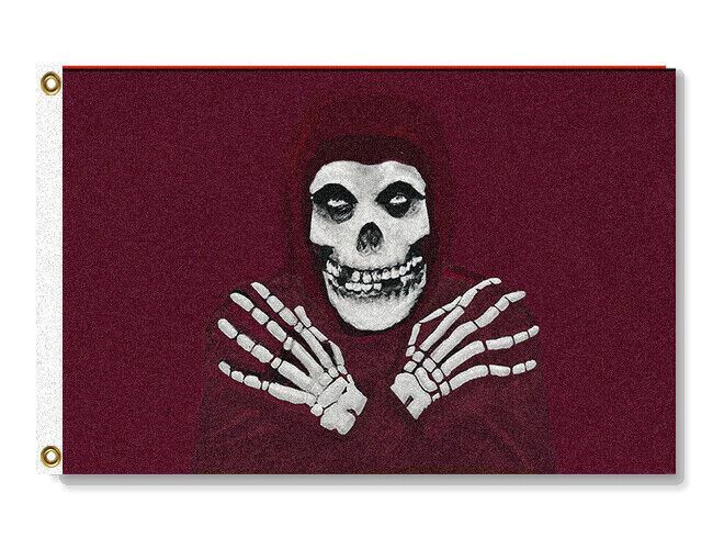 CRIMSON GHOST Skeleton Flag HORROR punk rock PIRATES misfits FIENDS ...