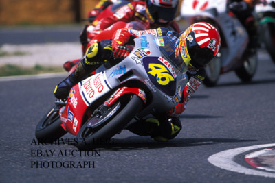 Aprilia RS125 R factory rider Valentino Rossi 1997 MotoGP legend racing ...
