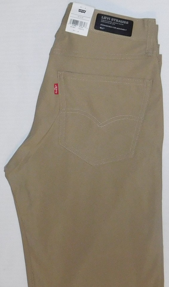 LEVIS Jeans 511 Slim Tech Pants High Stretch Quick Dry UV Protection ...