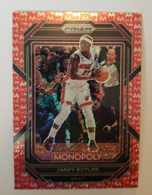 2022-23 Panini Prizm Monopoly Jimmy Butler Red Shimmer Money 70/100 ...