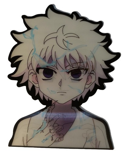 Anime Lenticular Motion Sticker Killua Hunter X Hunter Car Custom ...