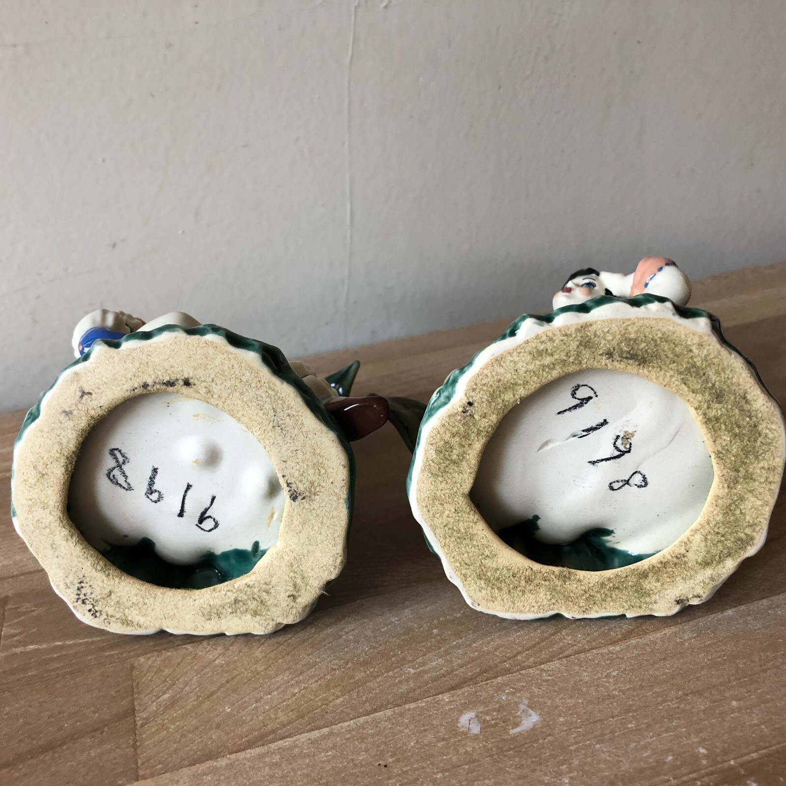 Pair Ceramic Arts Madison Pottery Figurines Fantasy Woodland Couple ...