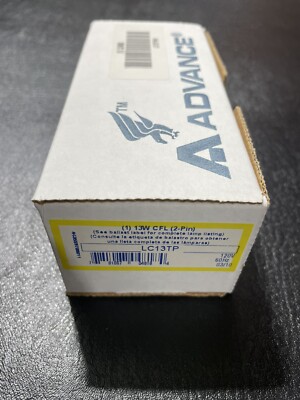 One PHILIPS ADVANCE TRANSFORMER 13W 120V 60HZ 27A COMPACT LAMP BALLAST ...