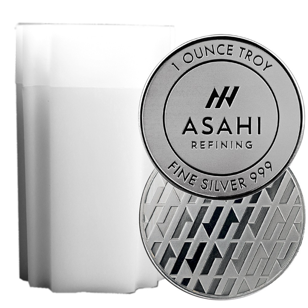 Roll of 20 - 1 oz Asahi Silver Round .999 Fine | eBay