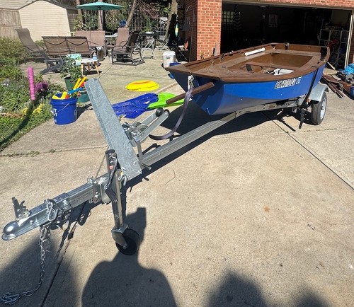 1970 Mirror 12' Wood Dinghy Sailboat - Free Trailer - Ohio | eBay